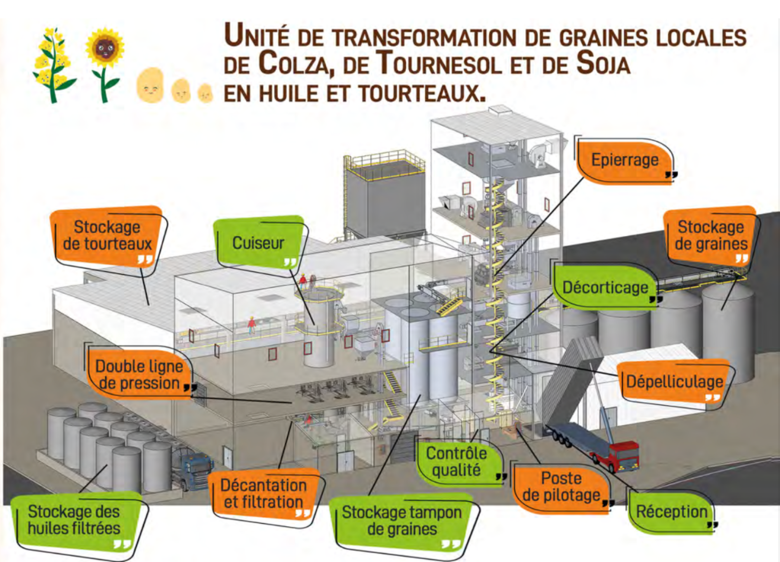 Une unité de trituration va transformer 30 000 tonnes de graines par an