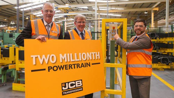 Deux millions de transmissions pour JCB