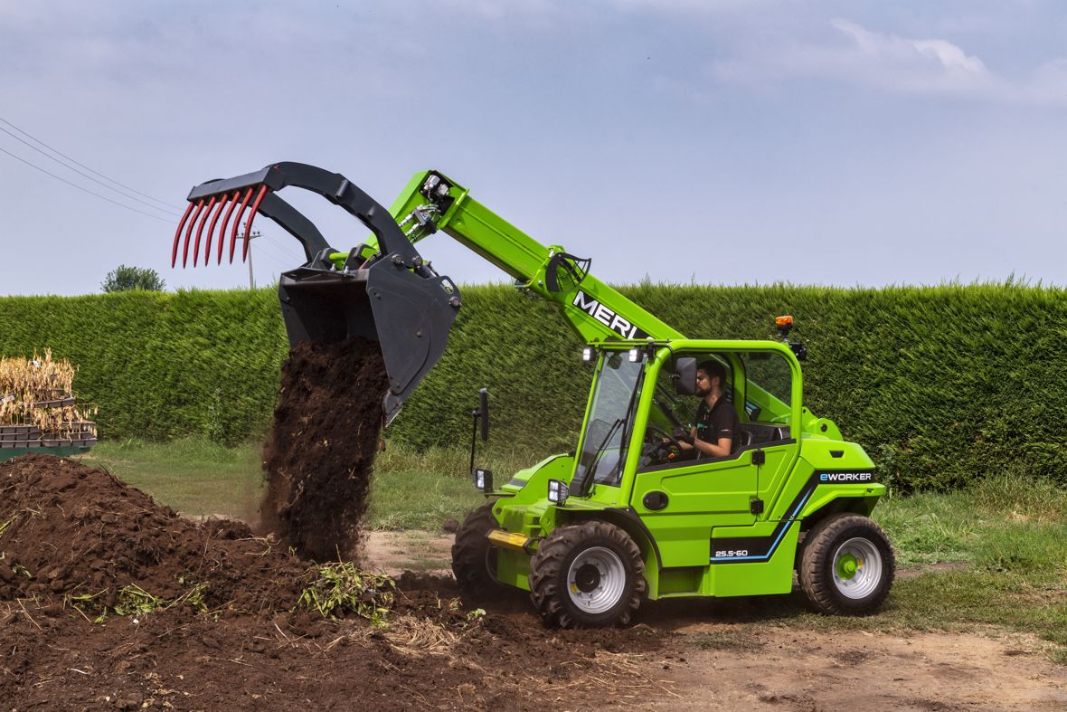 Merlo met les watts avec le chariot télescopique eWorker 100 % électrique