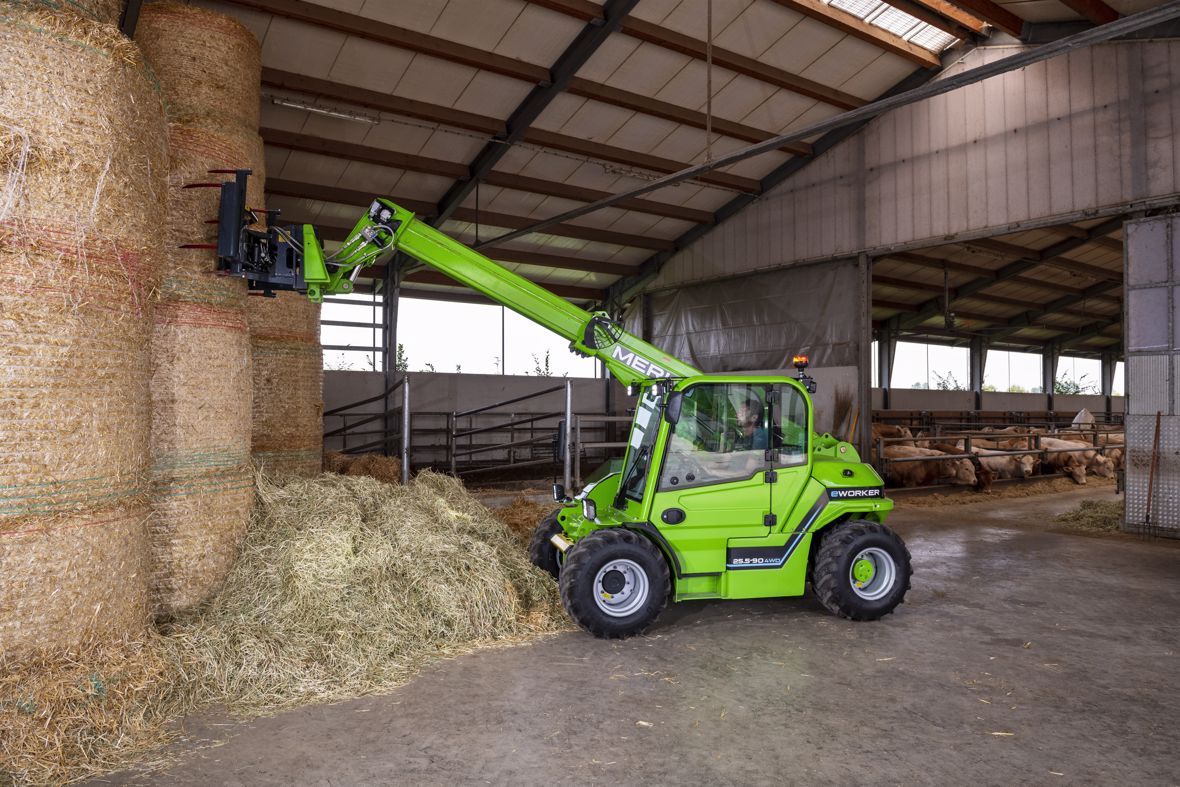 Merlo met les watts avec le chariot télescopique eWorker 100 % électrique