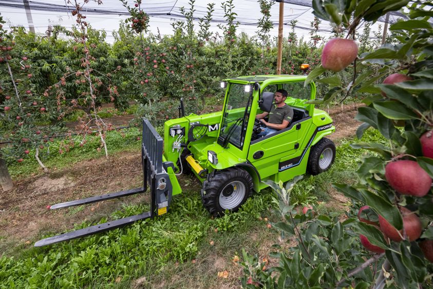 Merlo met les watts avec le chariot télescopique eWorker 100 % électrique