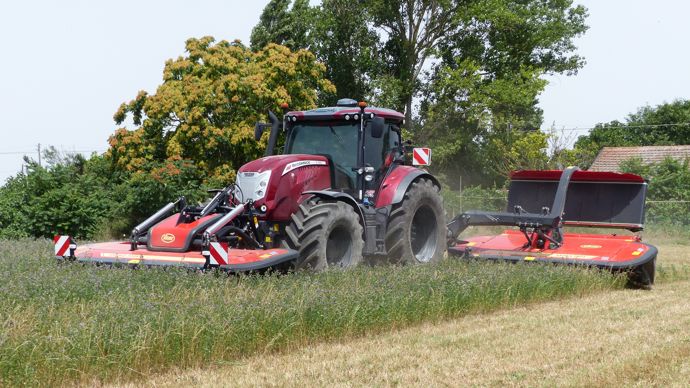 Vicon : un combiné de fauche de 8,75 m de large avec l'Extra 787T