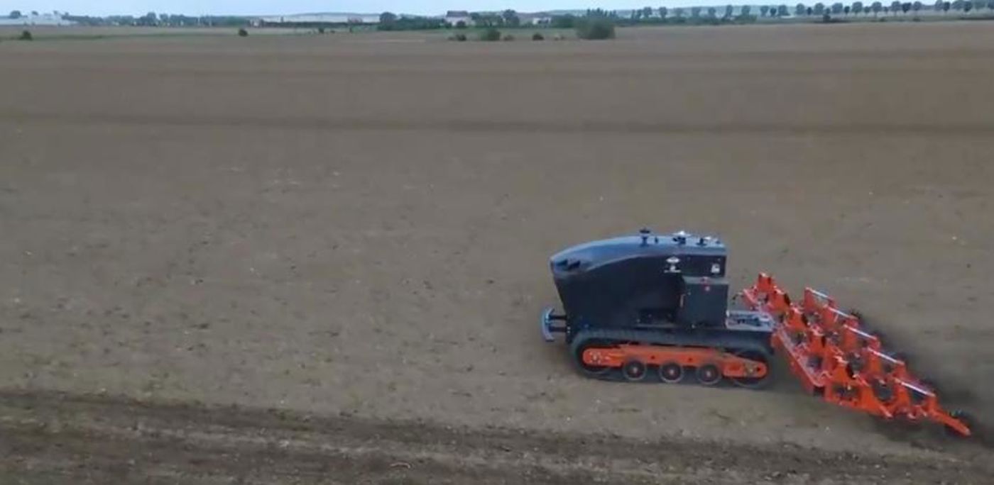 Maïs : En France, un robot sème 50 hectares