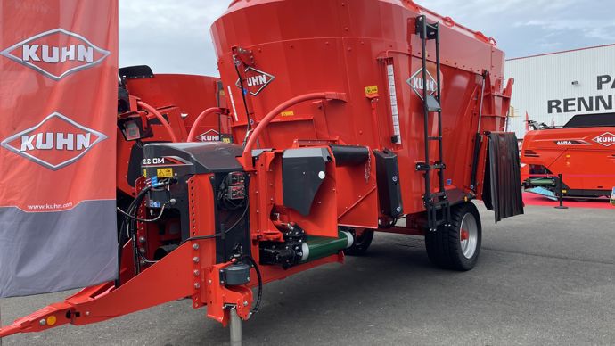 Kuhn : une cuve de taille médium pour les mélangeuses traînés Profile