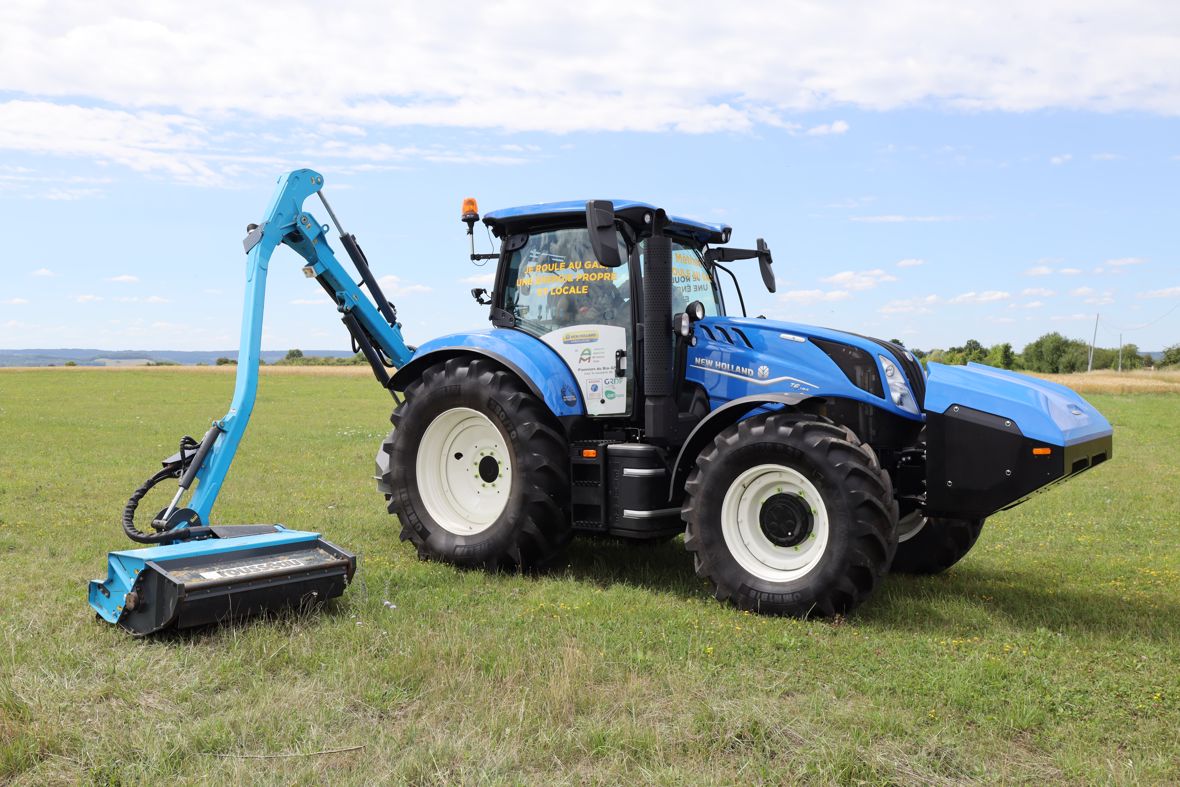 Essai tracteur New Holland T6.180 Methane Power : Plein gaz