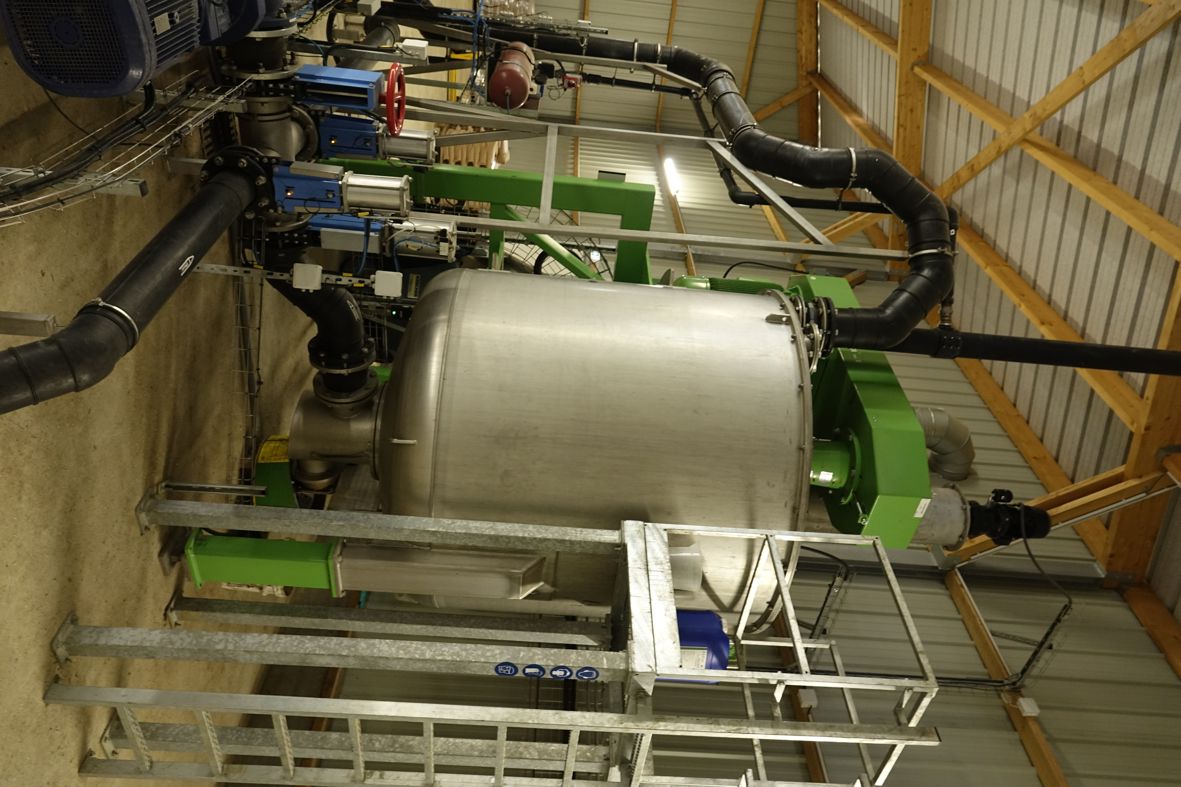 MVS Énergie : le méthaniseur doté d'un bol mixeur/mélangeur