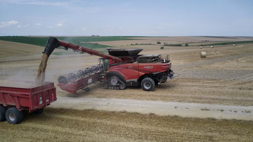 Prise en main de la moissonneuse-batteuse Case IH Axial-Flow AF10